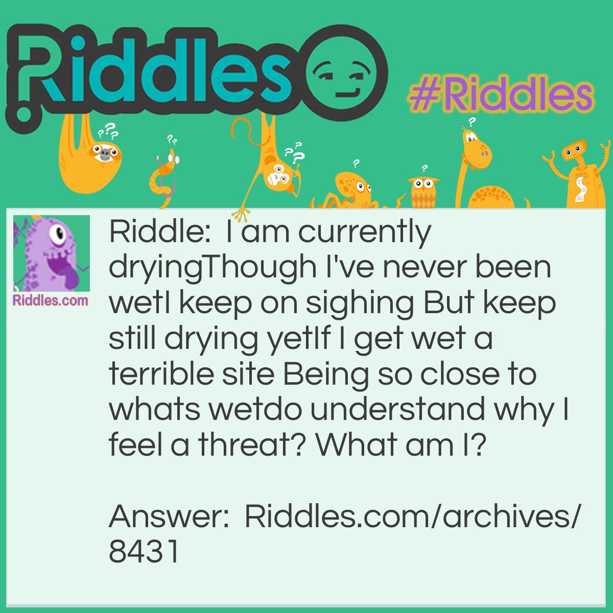 Currently Drieing - Riddles.com