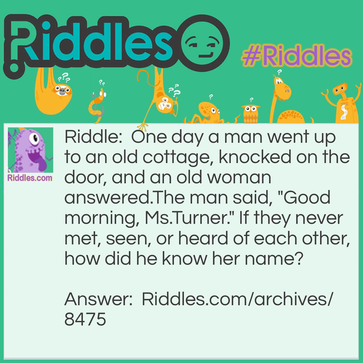 Unknown? - Riddles.com
