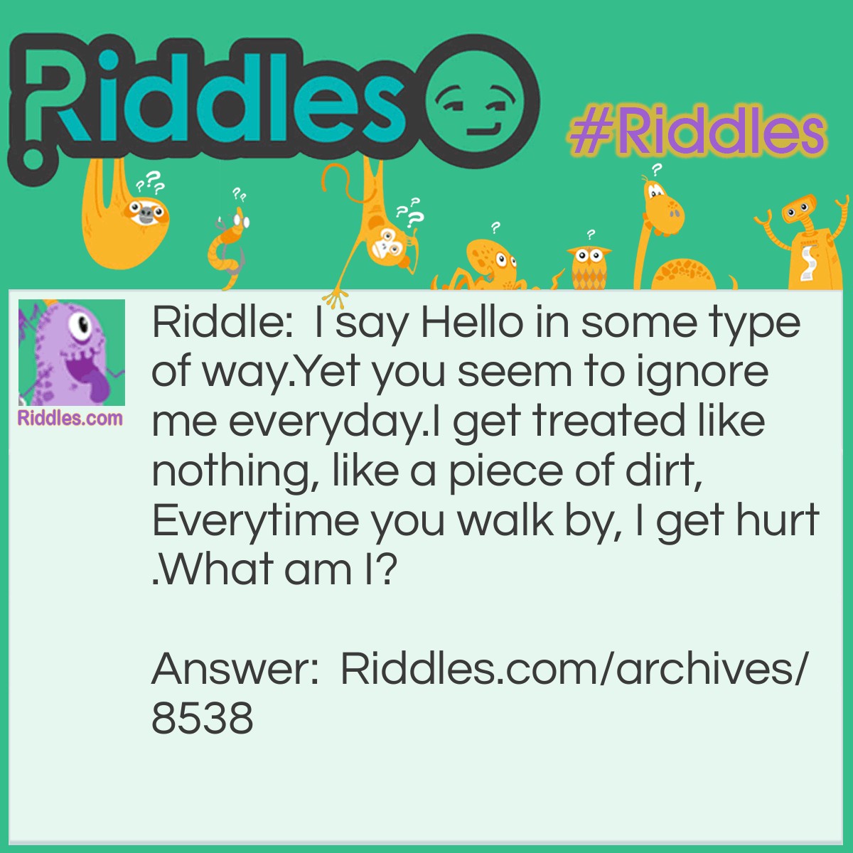 Under Your Feet - Riddles.com
