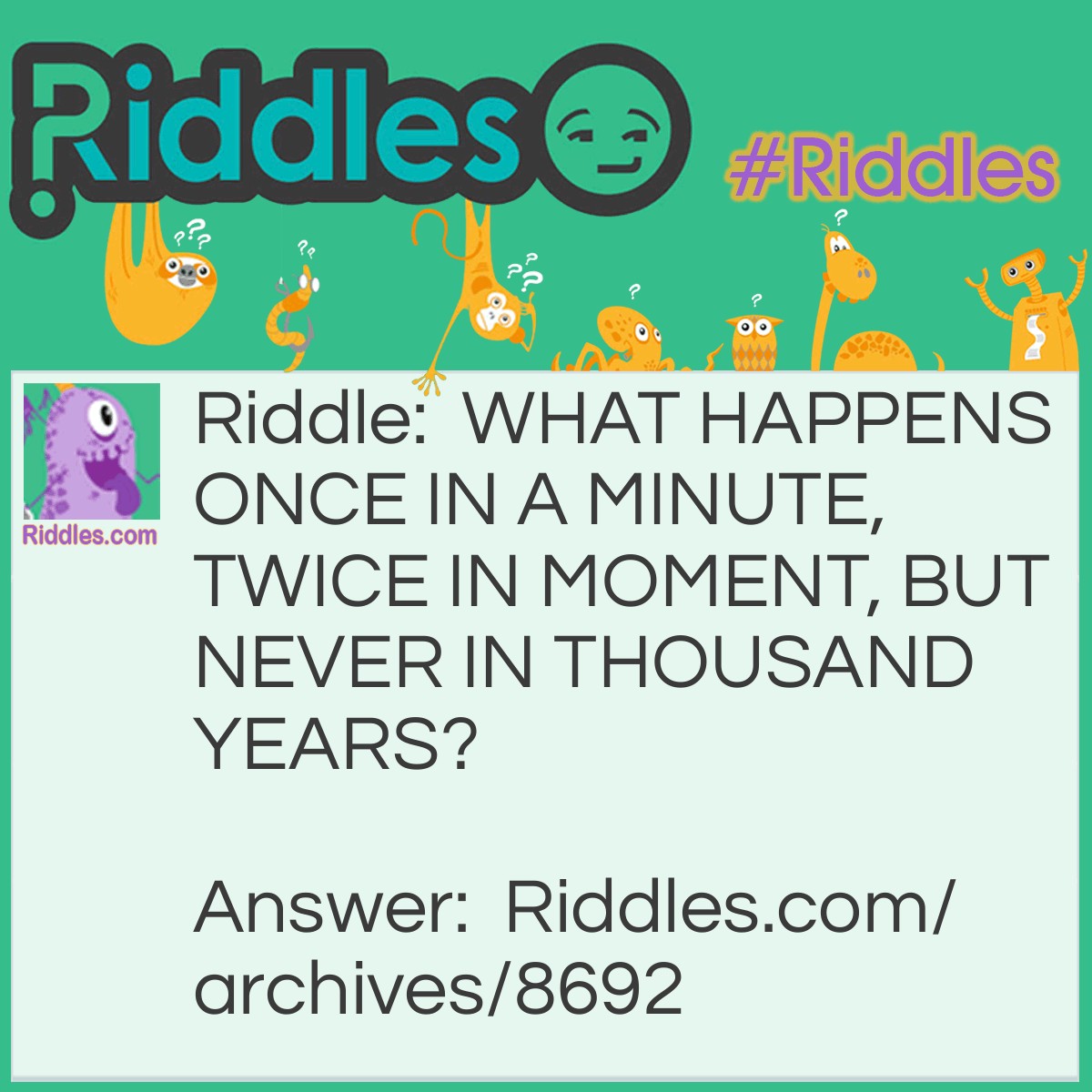 EASY ONE - Riddles.com