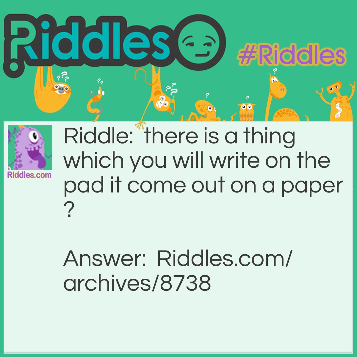 Any Thing Of Computer - Riddles.com