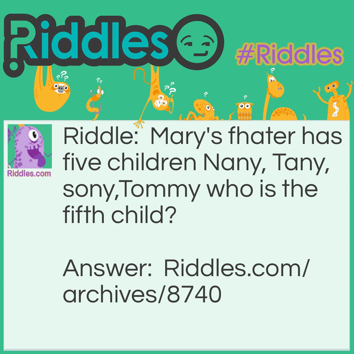 The Fifth Child | Riddles.com