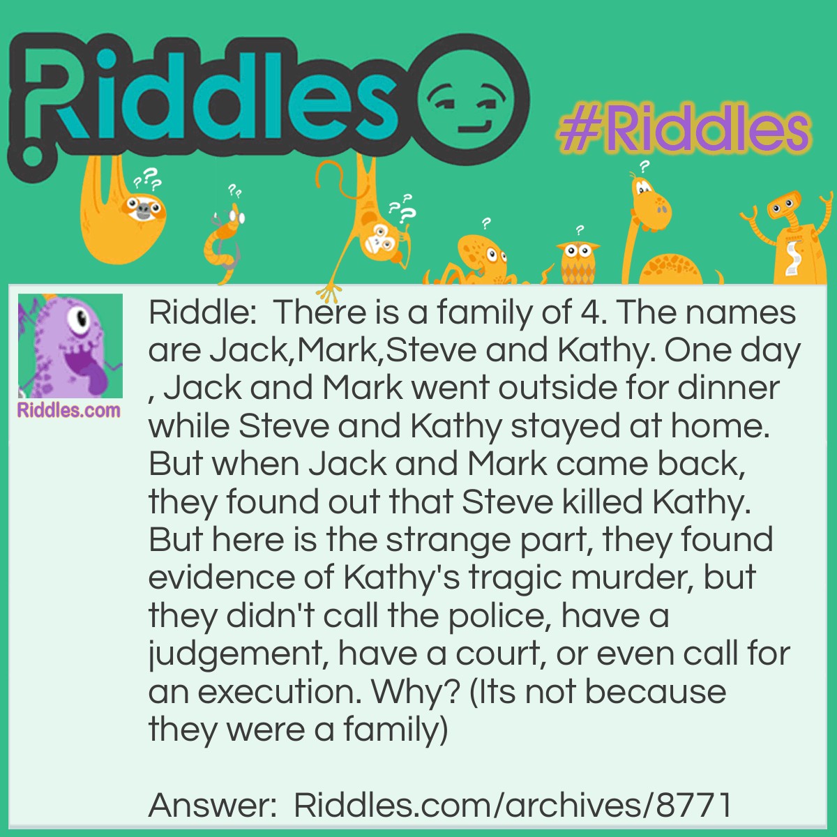 A Murder | Riddles.com