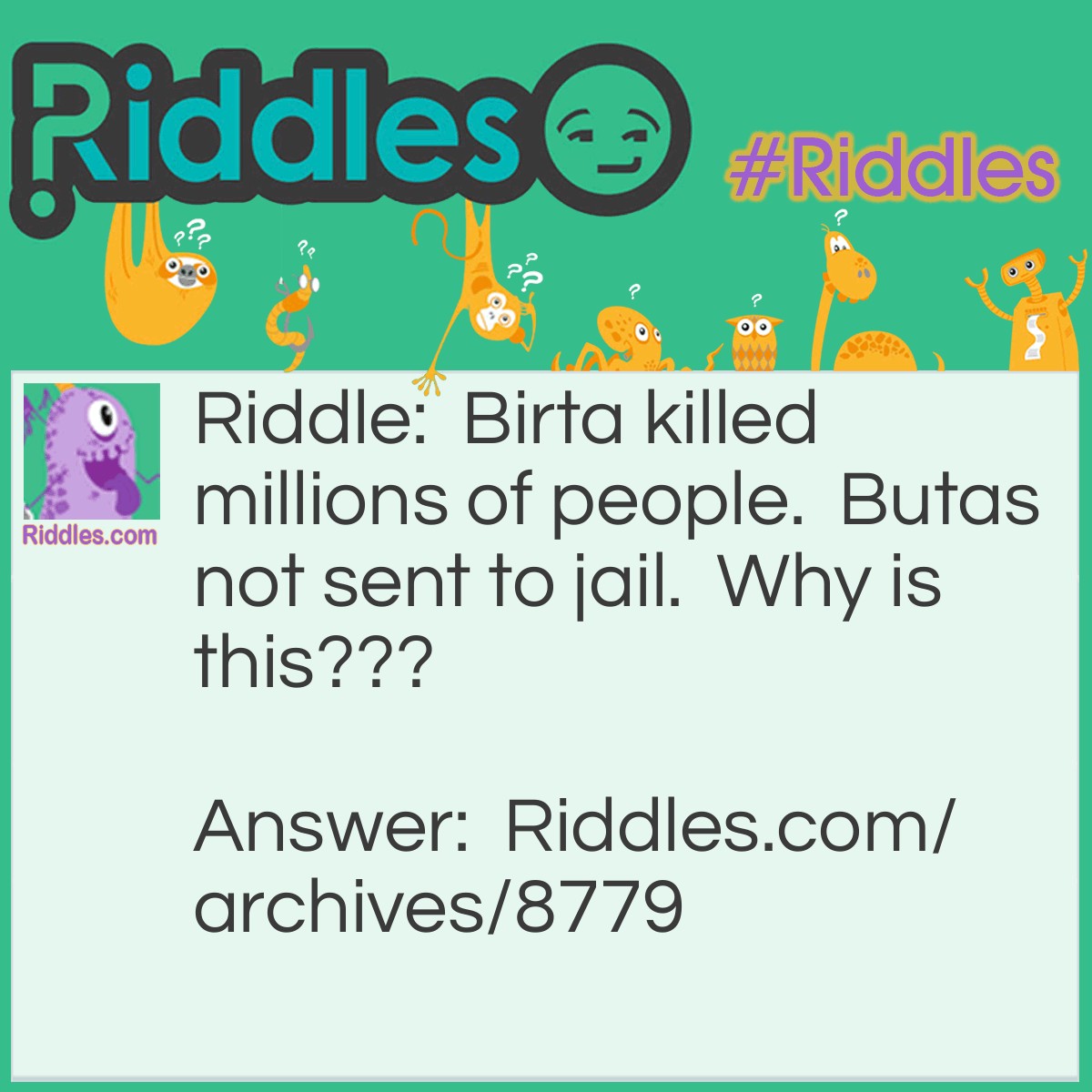 BIRTA | Riddles.com