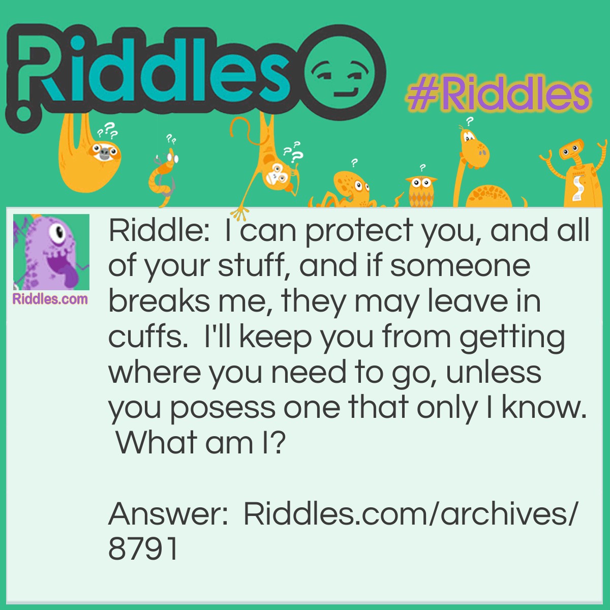 Protection | Riddles.com