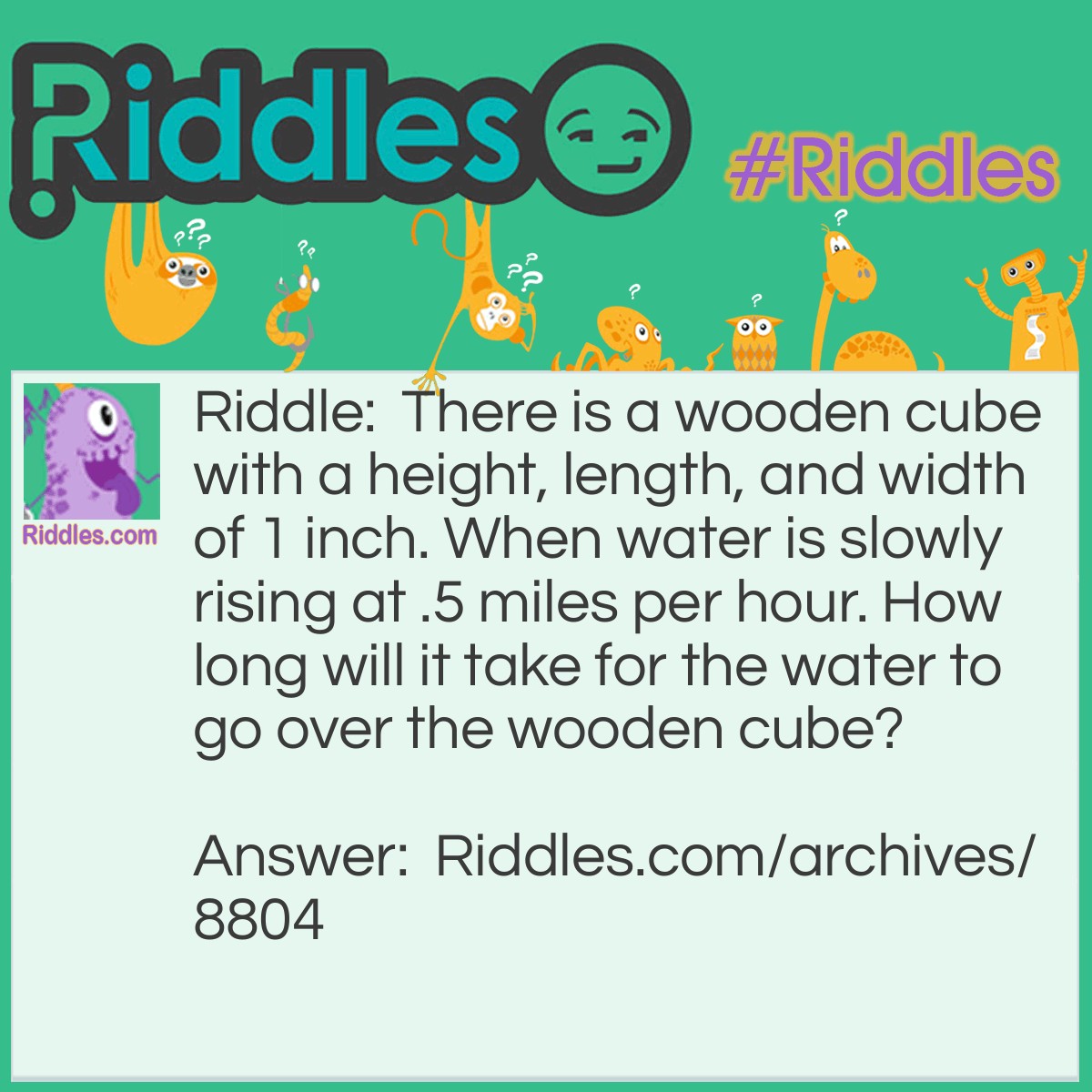 How Do You Drown A Cube? - Riddles.com
