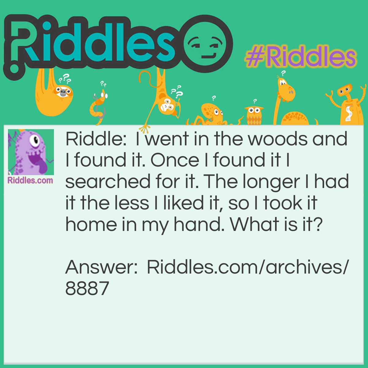 Walk In The Woods | Riddles.com