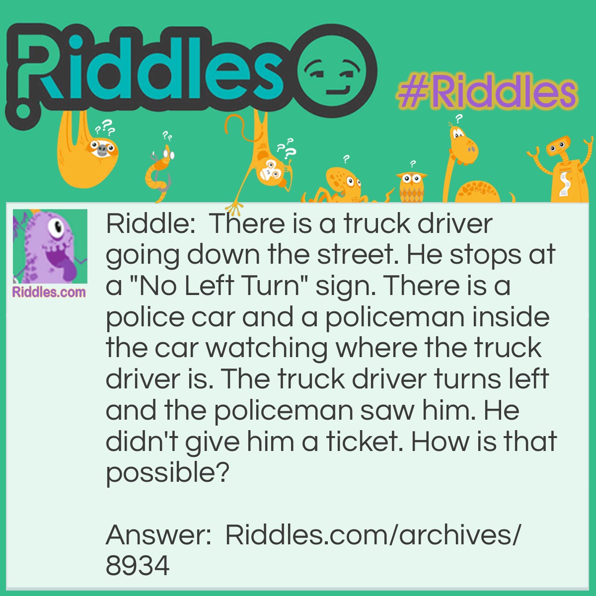 Truck Driver - Riddles.com