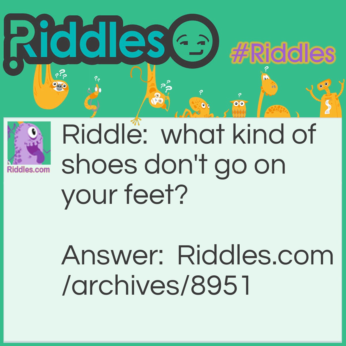 Shoes | Riddles.com