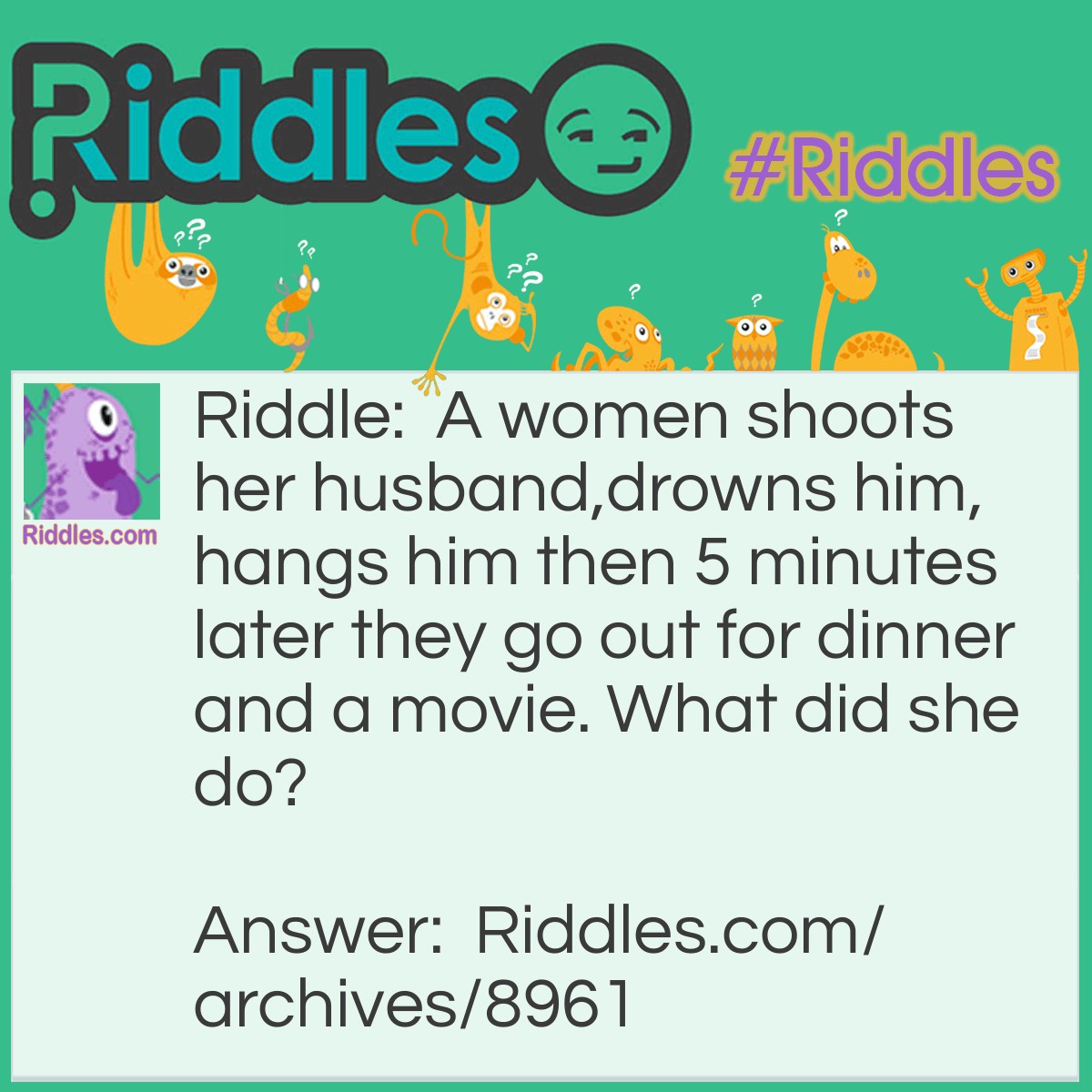 ???murder ??? | Riddles.com