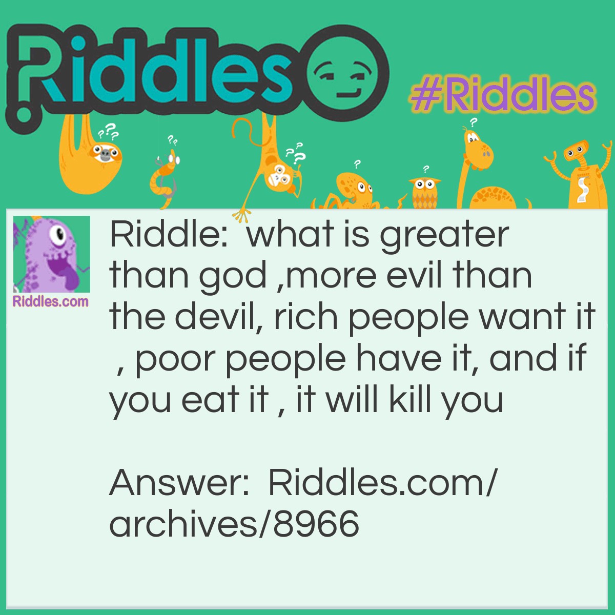 A Good Thing - Riddles.com