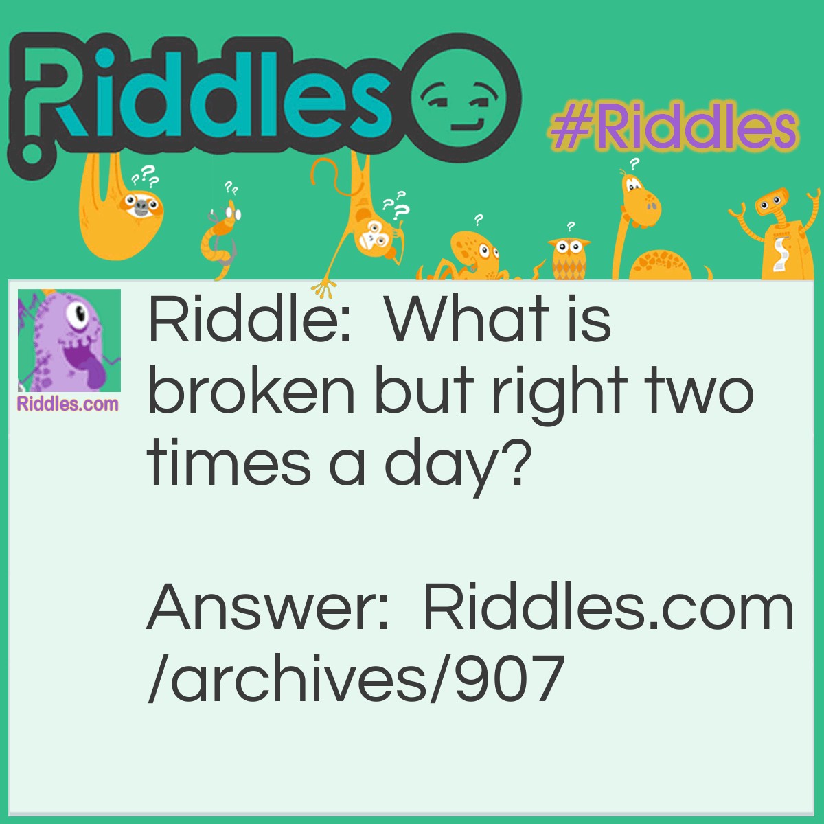 Right Two Times! - Riddles.com