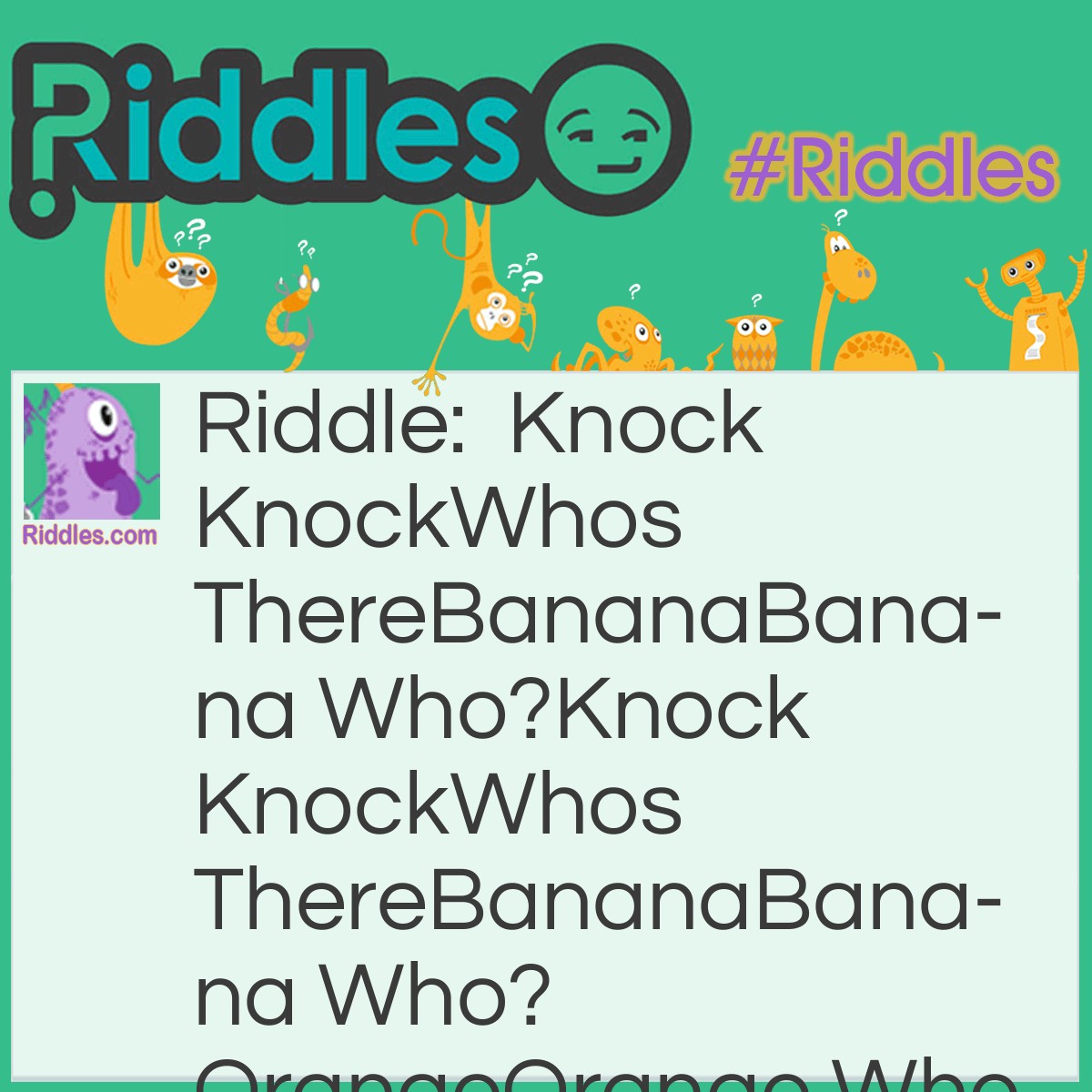 Knock Knock - Riddles.com
