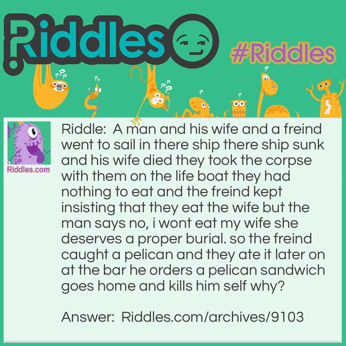 The Sandwich - Riddles.com