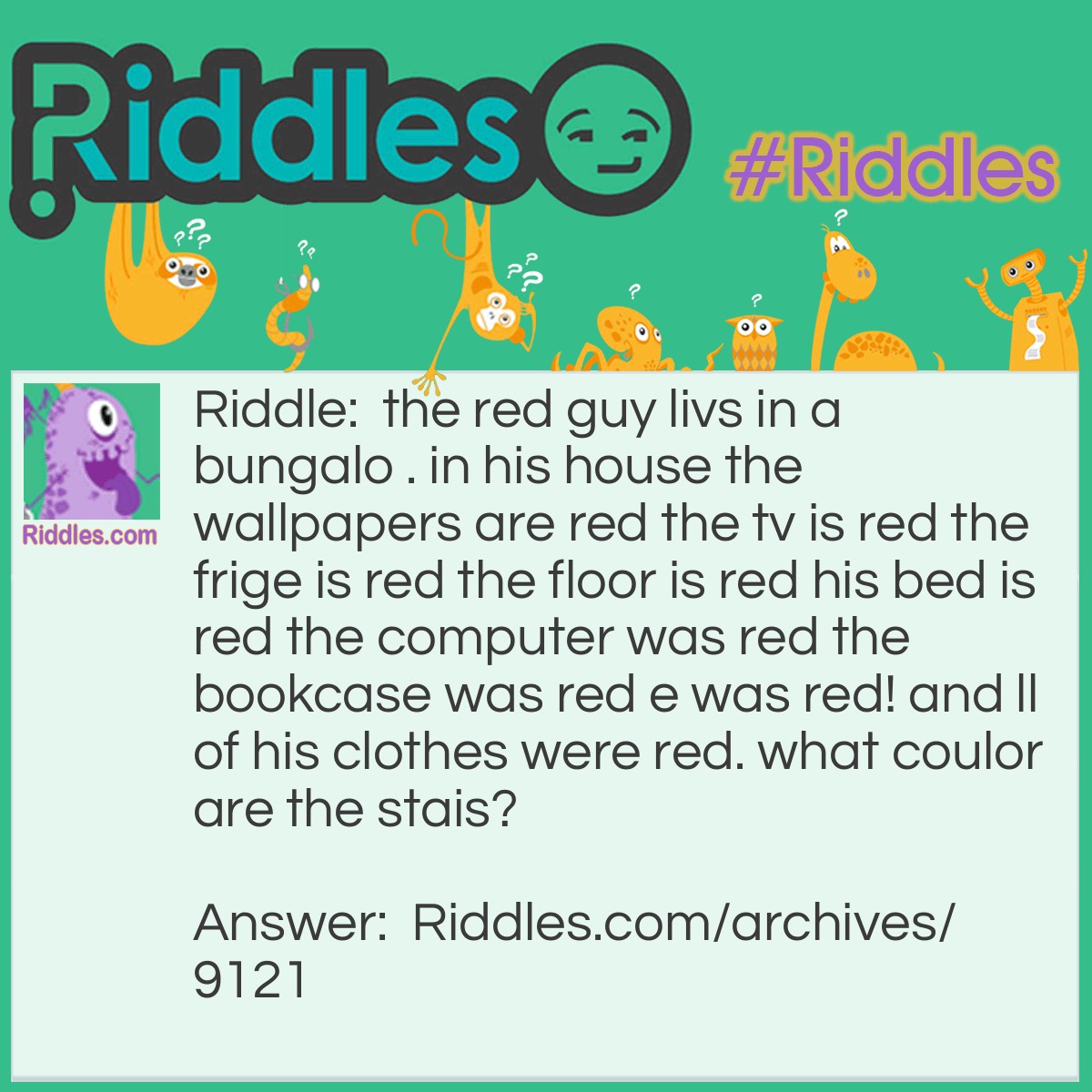 The Red Guy - Riddles.com