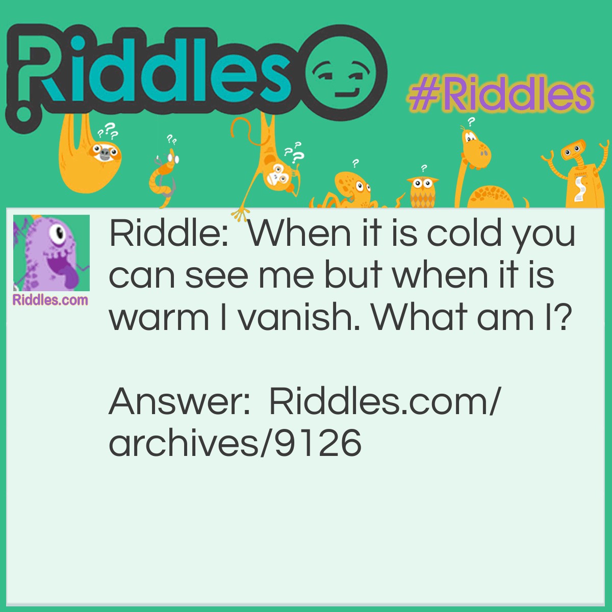 Now You See Me | Riddles.com