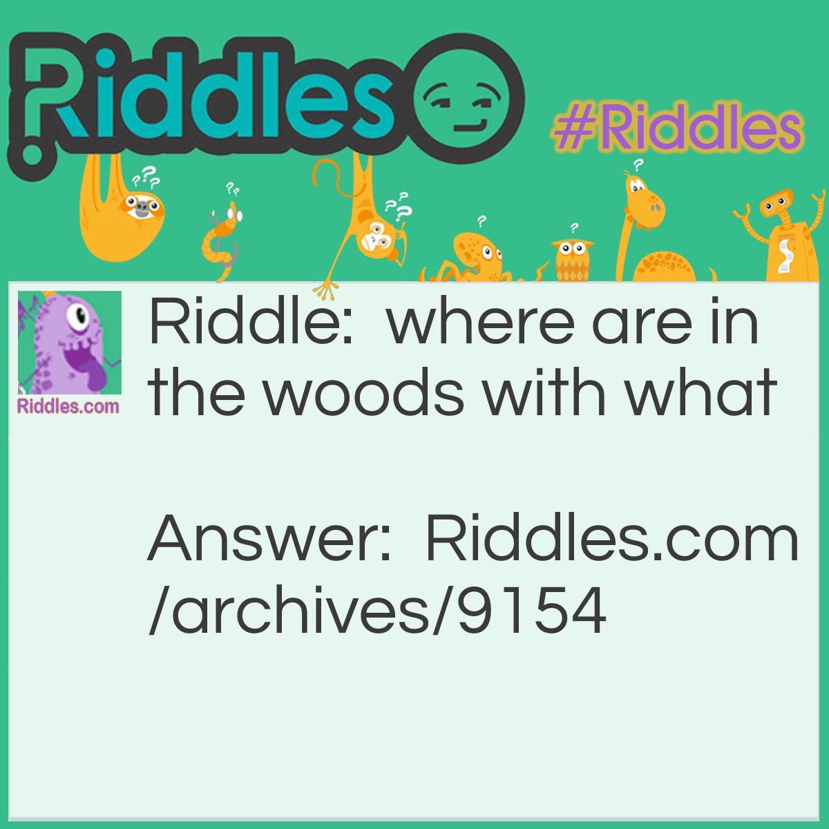 Where Are You - Riddles.com
