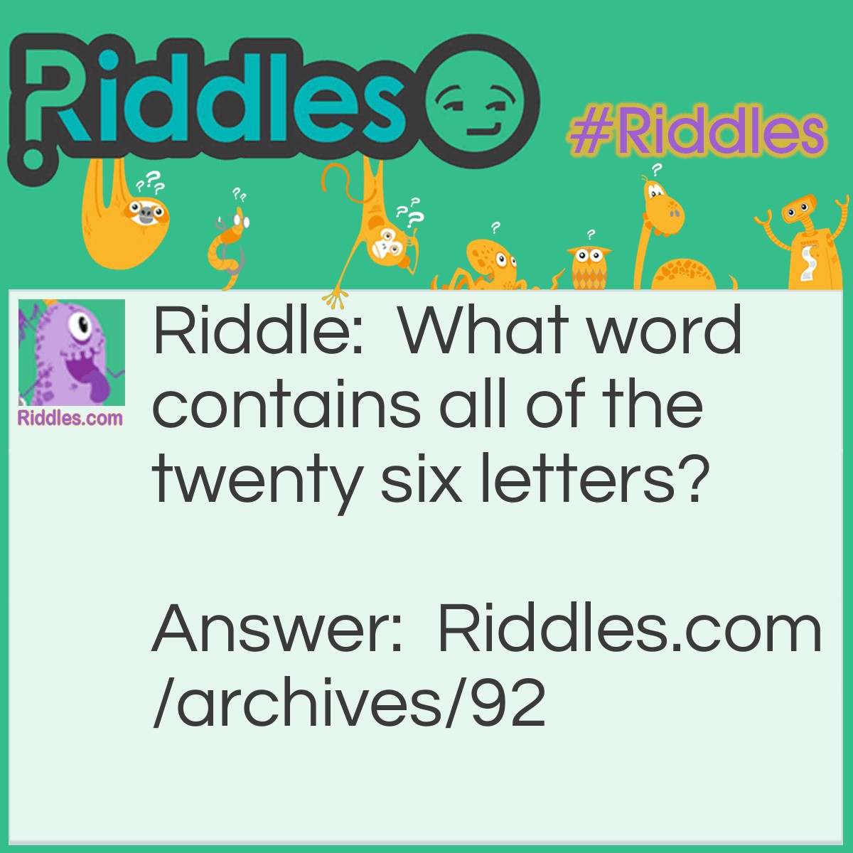 Clever Word | Riddles.com