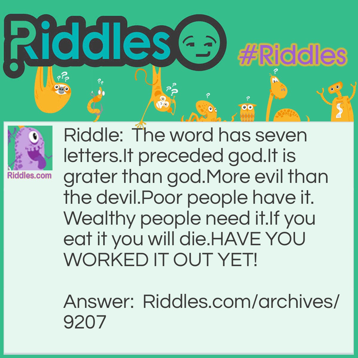 What Could It Be? - Riddles.com