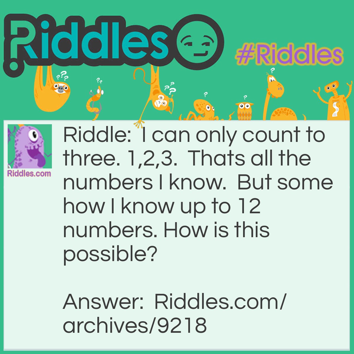Counting To 3 - Riddles.com