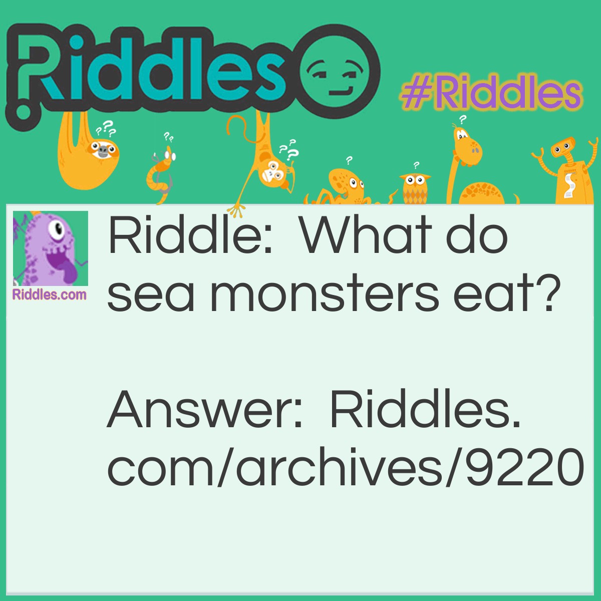 Sea Monsters - Riddles.com