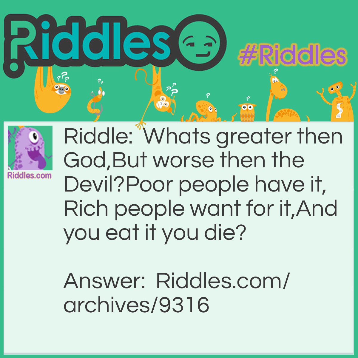 Extreme Opposite With A Simple Answer | Riddles.com