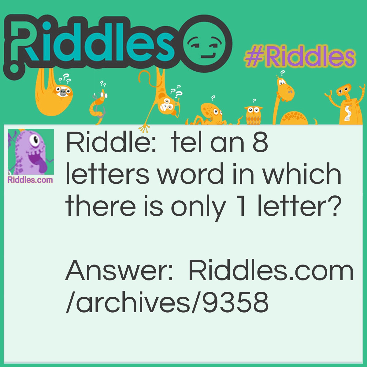 Letter - Riddles.com