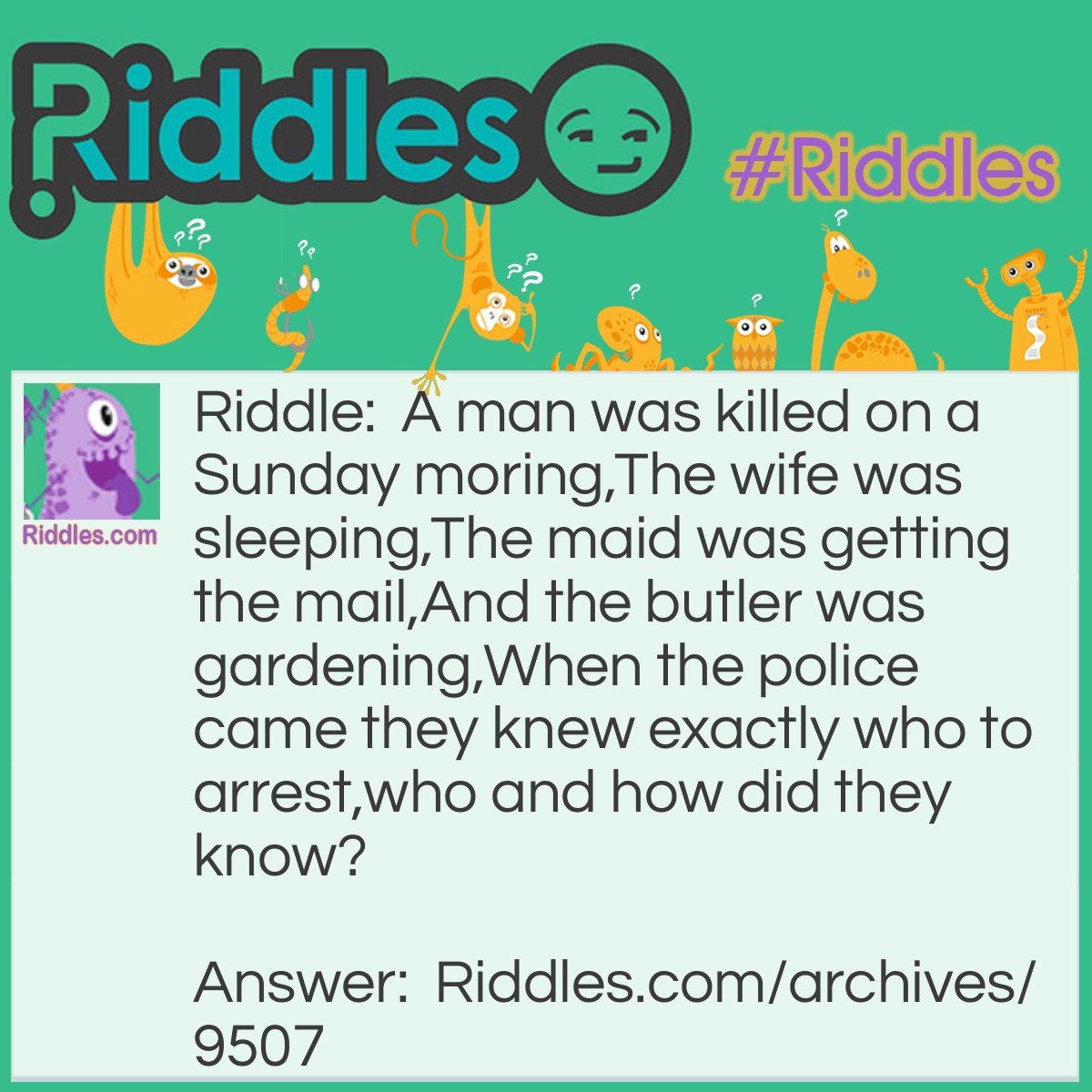 Murder Mystery - Riddles.com