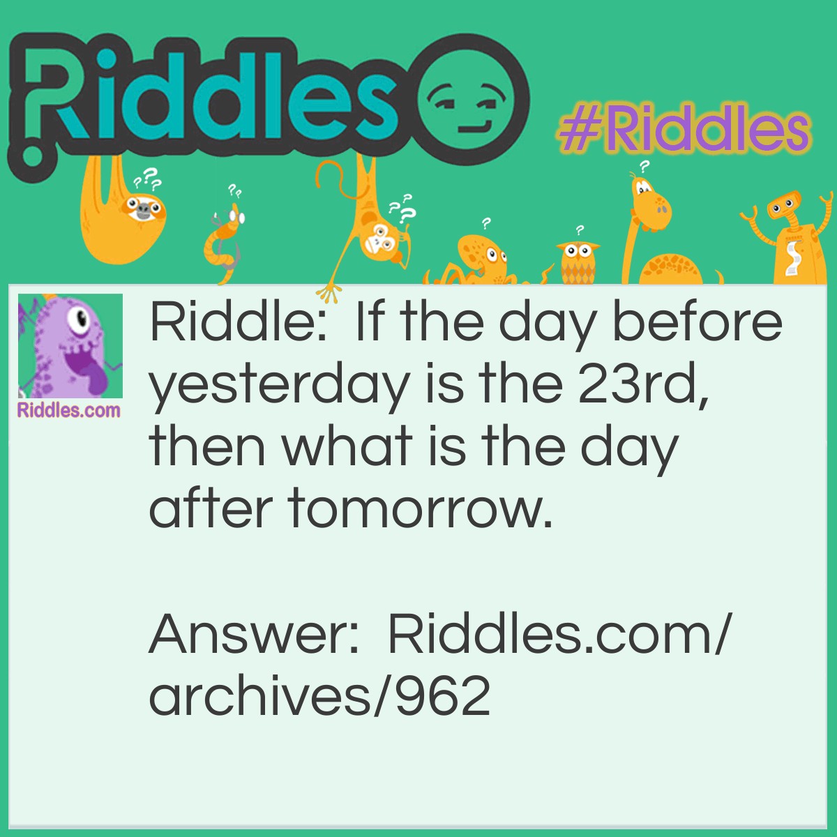 After Tomorrow - Riddles.com