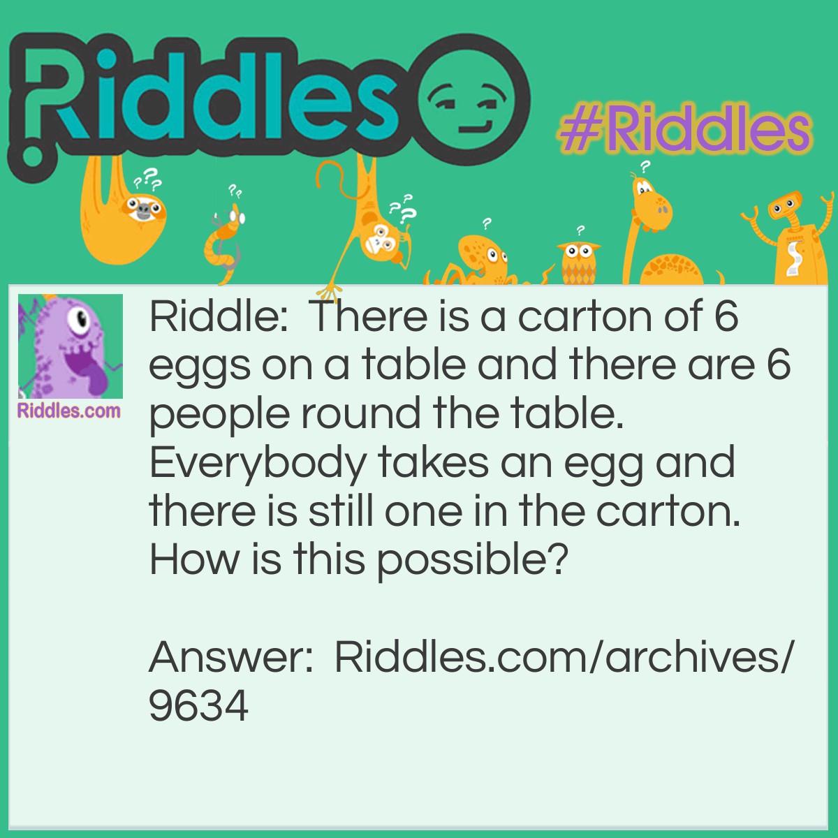 Carton Of Eggs | Riddles.com