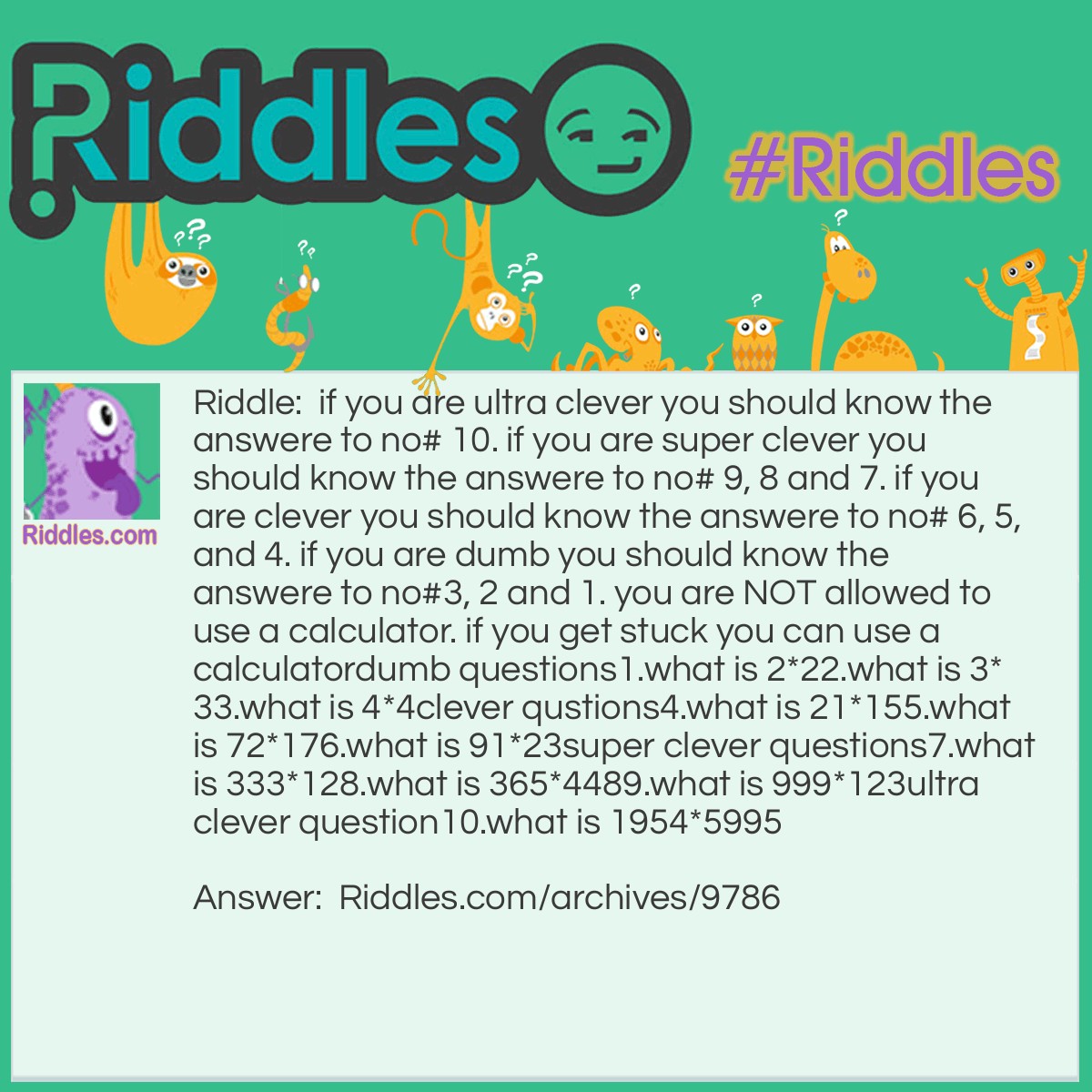 How Clever Are You | Riddles.com