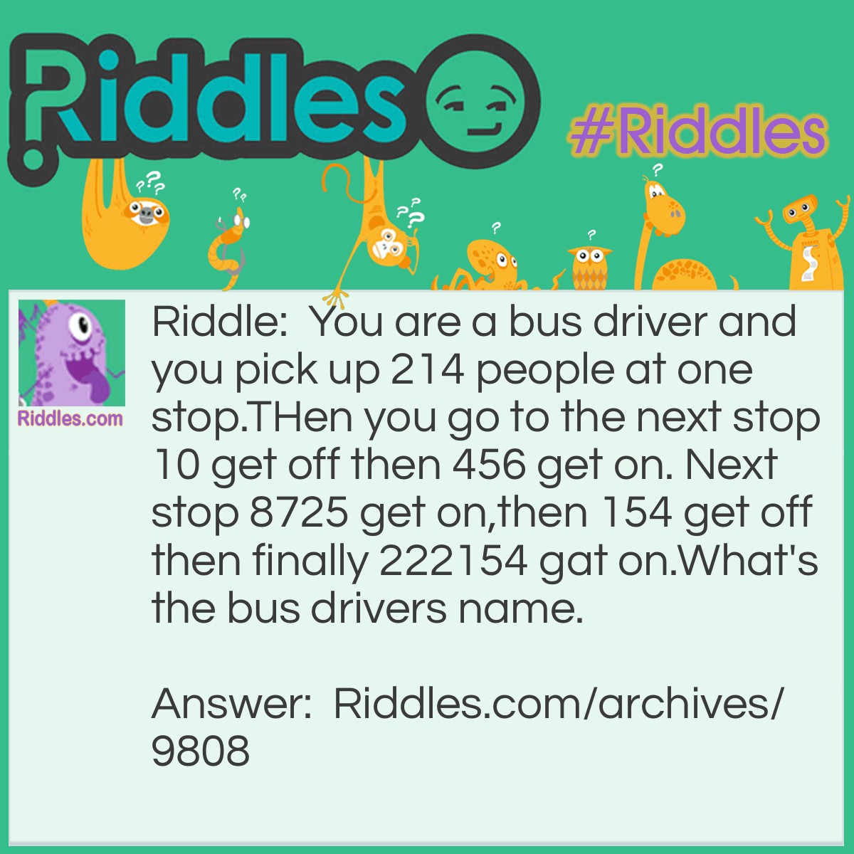 Bus Diver - Riddles.com