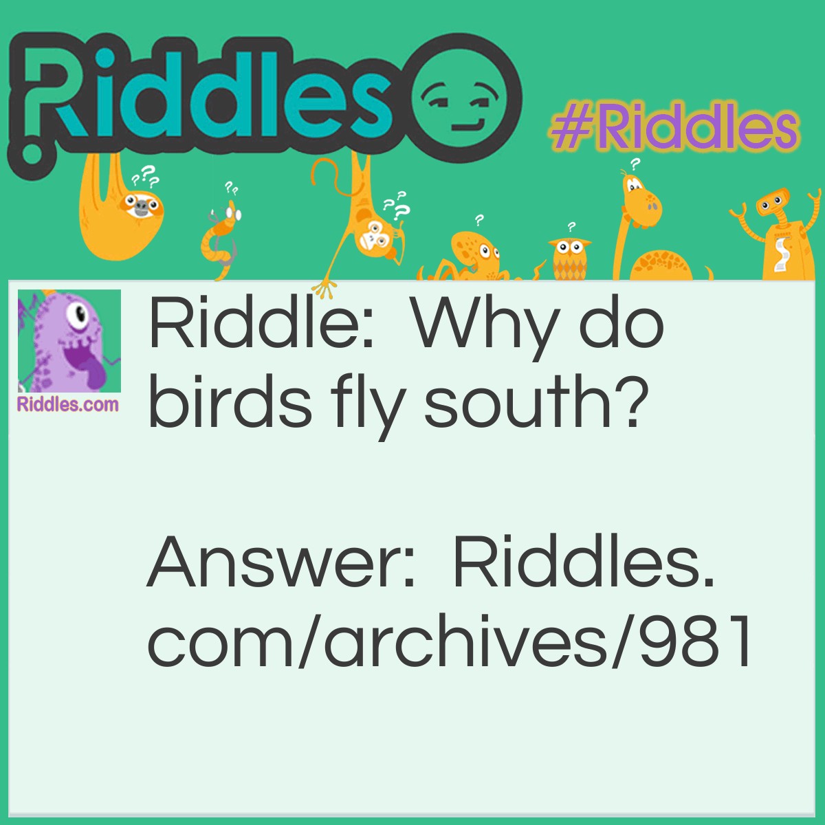 Flying South - Riddles.com