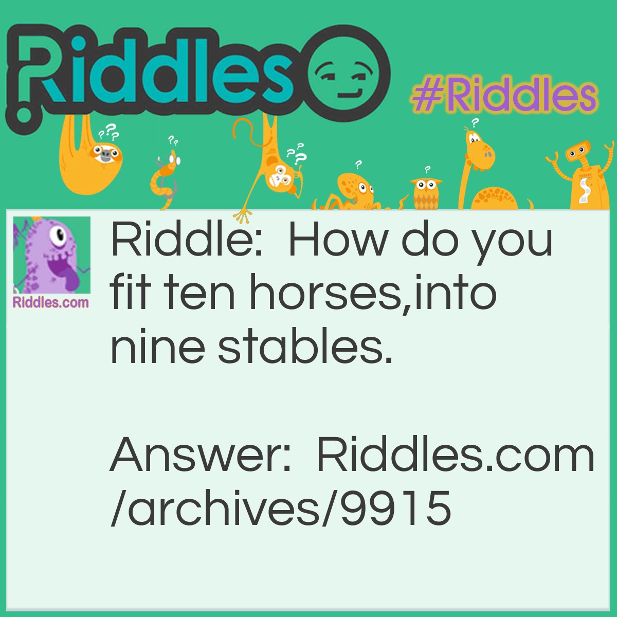 Horses - Riddles.com