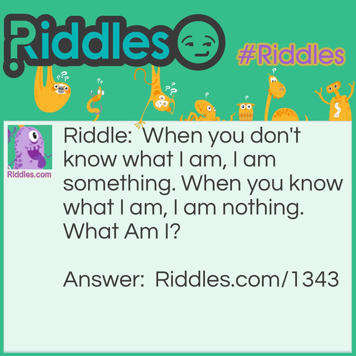 When You Don t Know What I Am I Am Something When You Know Wha