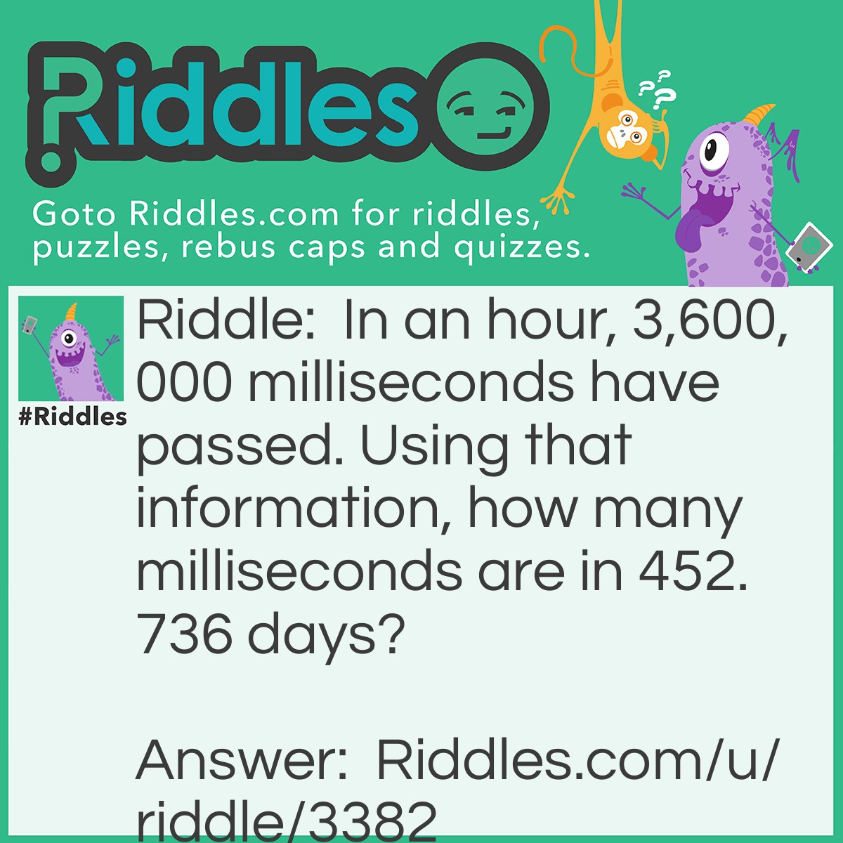MIlliseconds Riddle And Answer Riddles